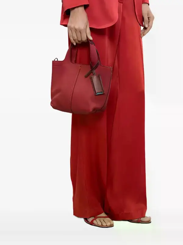 Santoni Leather Top-handle Tote Bag