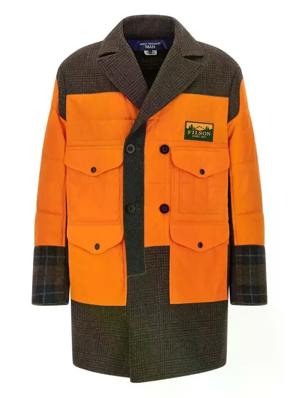 Junya Watanabe X Filson Patchwork Coat - Orange