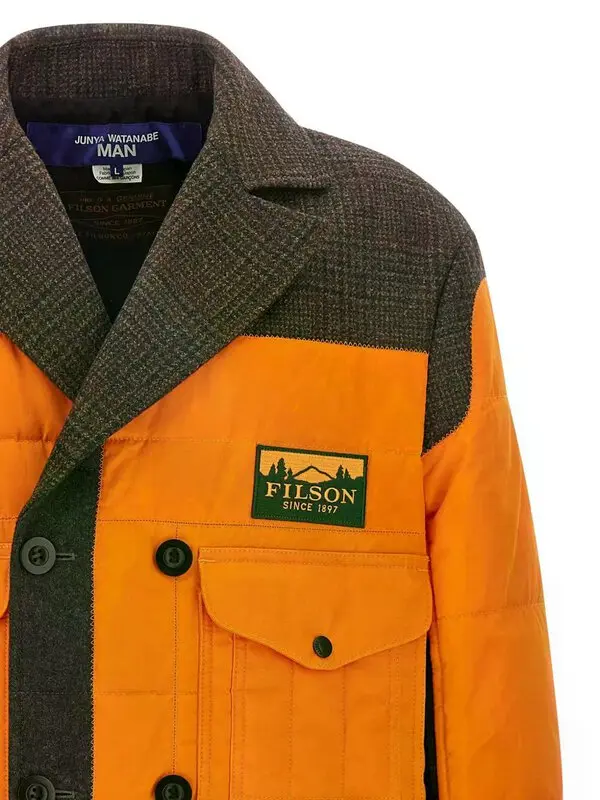 Junya Watanabe X Filson Patchwork Coat - Orange