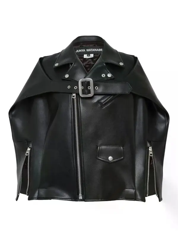 Junya Watanabe X Comme Des GarçOns Buckle Faux-Leather Jacket In