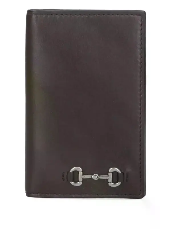 Gucci Horsebit Card Holder - Brown