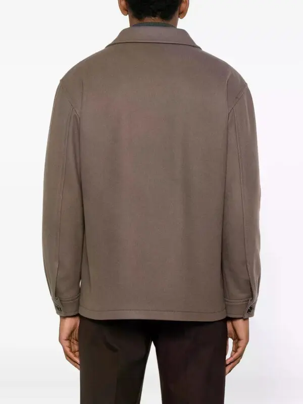 Tagliatore Milton Pocket Button Shirt - Brown