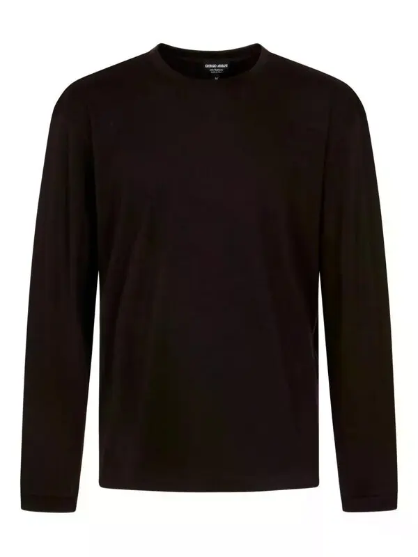 Giorgio Armani Crew-neck Long-sleeve Sweater