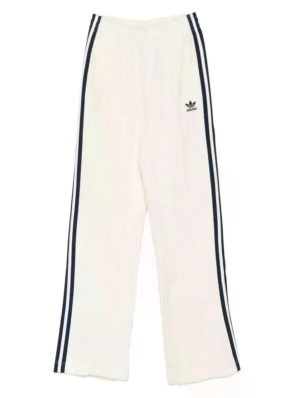 Adidas Side-stripe Track Pants - White