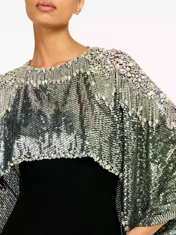 Jenny Packham Cassia Cape - Silver