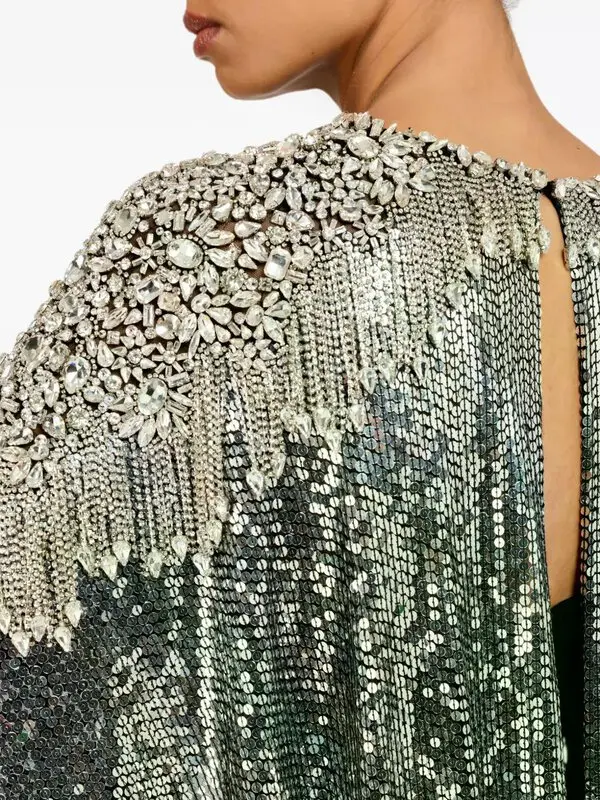 Jenny Packham Cassia Cape - Silver