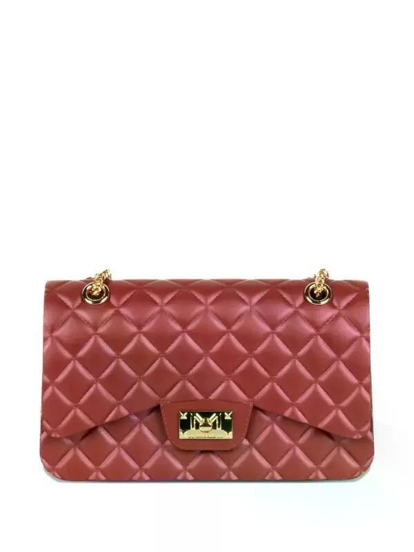 MARC ELLIS Quilted Chain-strap Satchel Bag