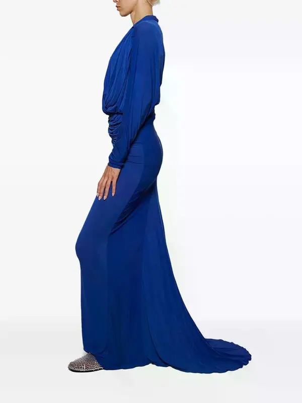 Burc Akyol Draped Maxi Dress