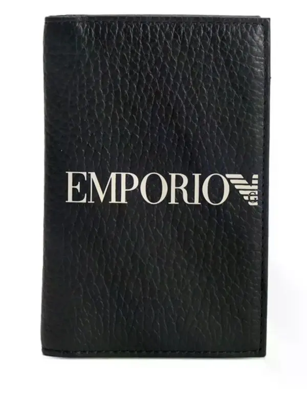 Emporio Armani Logo Wallet - Black