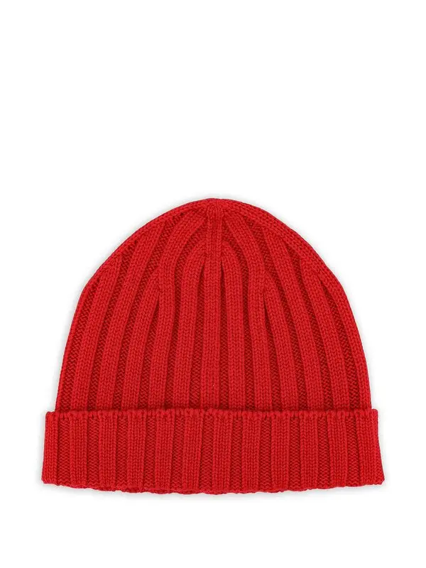FILIPPO DE LAURENTIIS Merino Wool Hat - Red