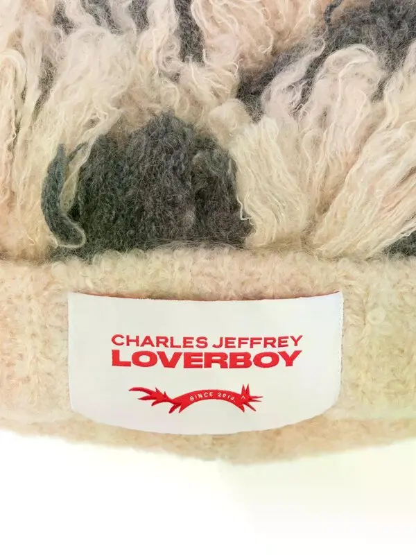 CHARLES JEFFREY Shaggy-ears Beanie - Neutrals
