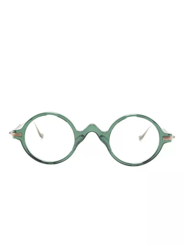 Matsuda Round-frame Glasses - Green