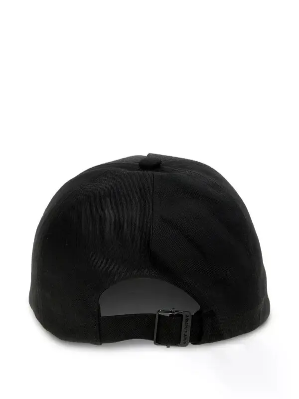 Saint Laurent Logo-embroidered Baseball Cap