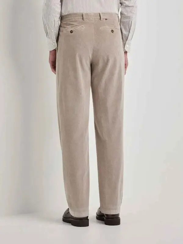 Canali Straight Leg Corduroy Trousers