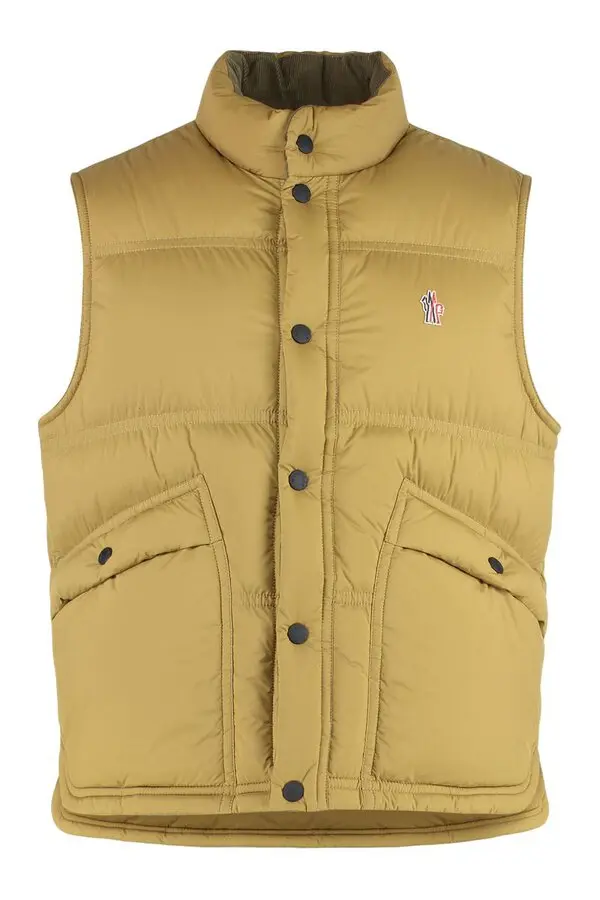 Moncler Padded Feather Jacket - Beige