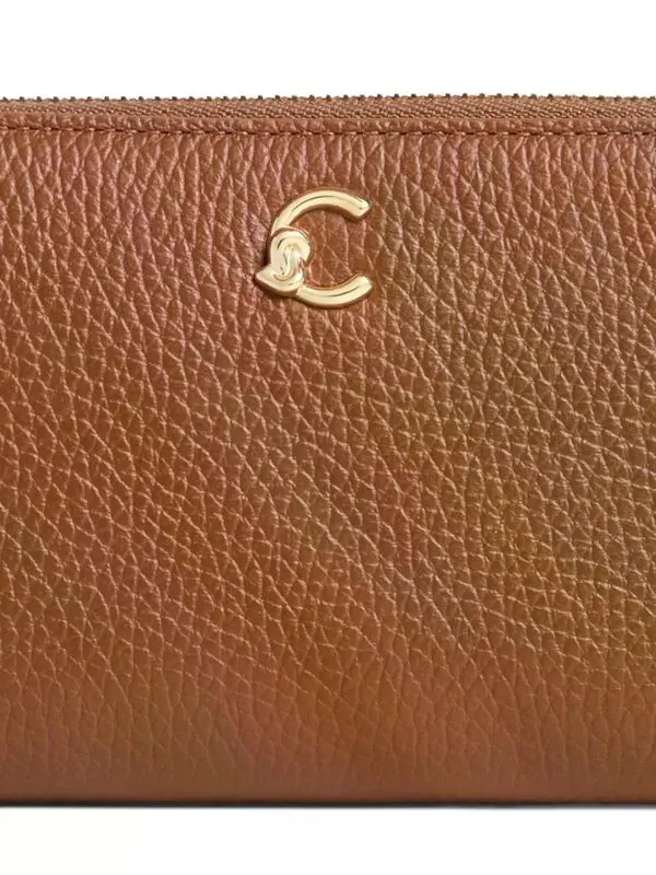 COCCINELLE C-me Logo-plaque Wallet - Brown