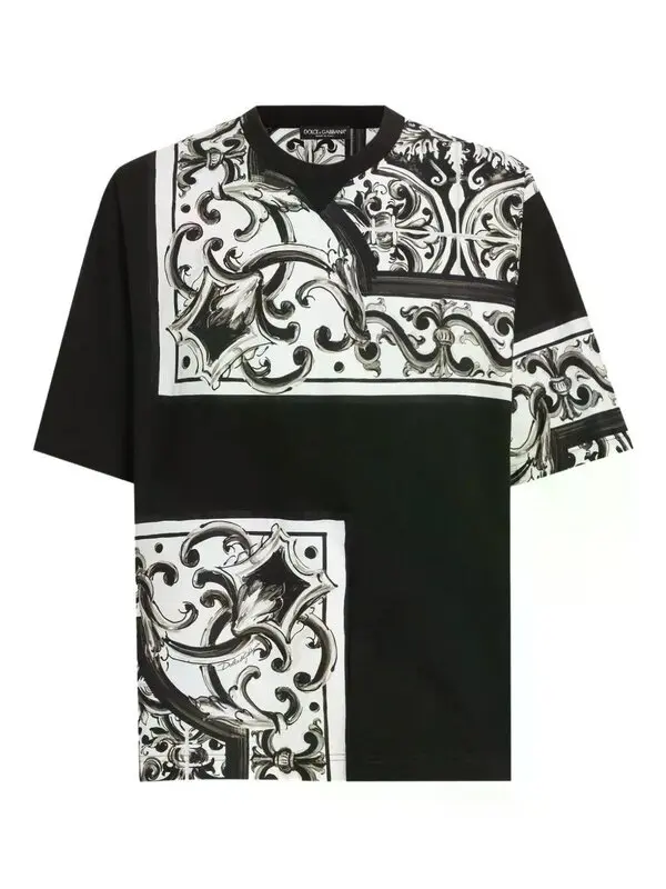 Dolce & Gabbana Graphic-print Cotton T-shirt