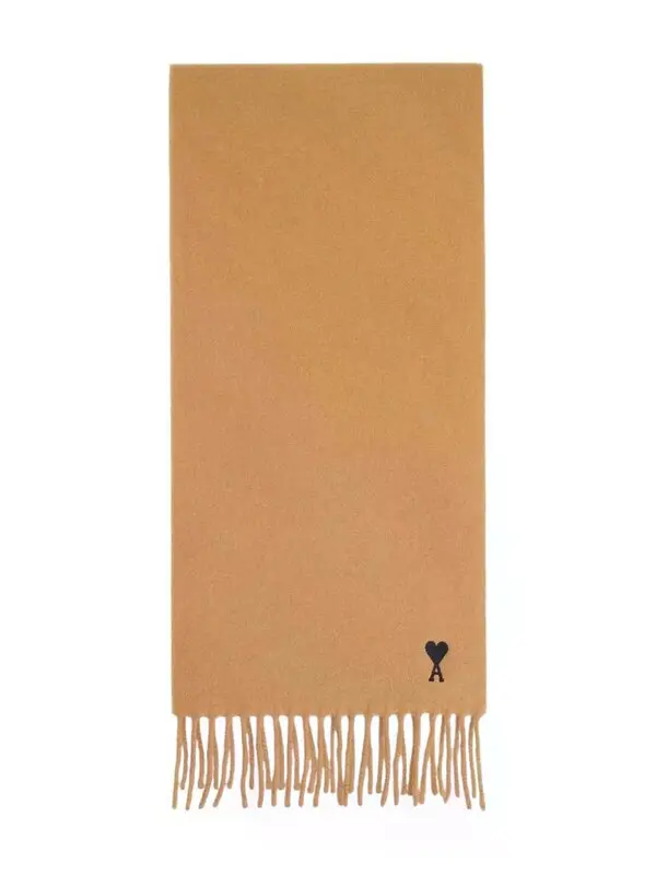 Ami De Coeur Fringed Scarf - Neutrals