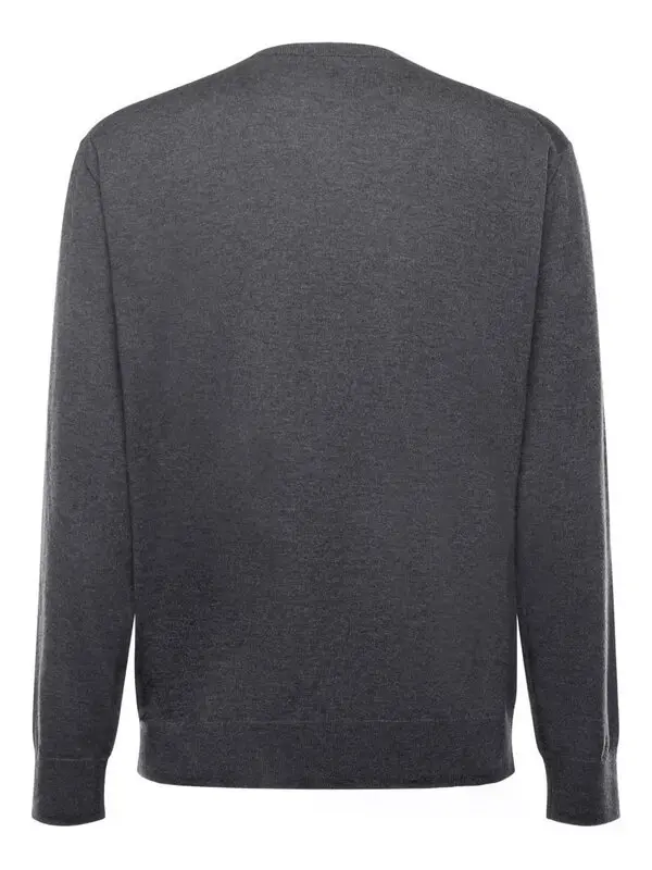 Eleventy Crew-neck Sweater - Grey