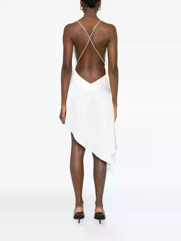 Alex Perry Lace Asymmetric Mini Dress