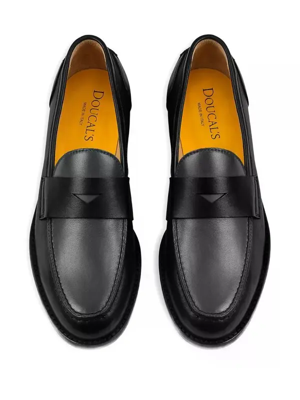 DOUCAL'S Two-tone Leather Loafers