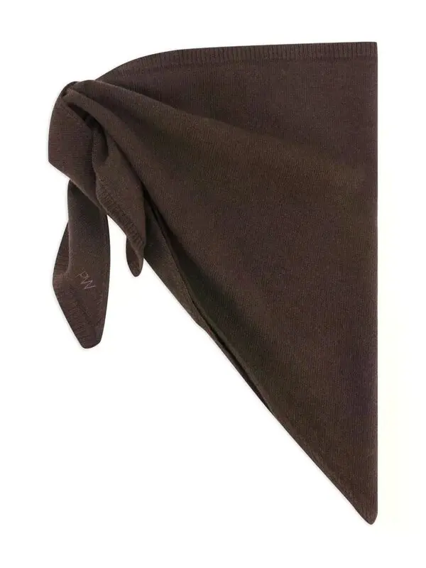Paloma Wool Prima Knot-detail Scarf - Brown