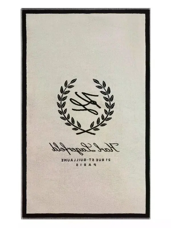 Karl Lagerfeld Crest Beach Towel