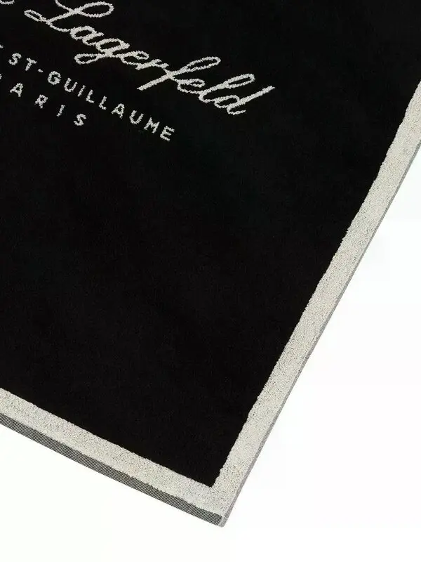 Karl Lagerfeld Crest Beach Towel