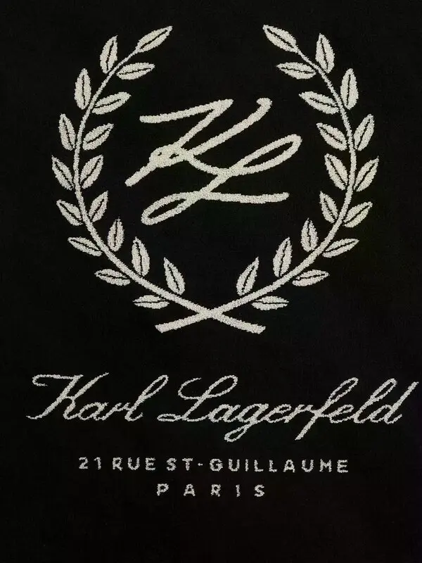 Karl Lagerfeld Crest Beach Towel