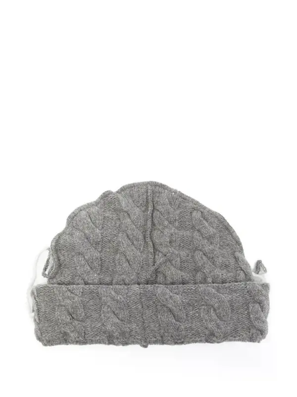 CHARLES JEFFREY Cable-knit Beanie