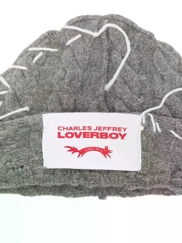CHARLES JEFFREY Cable-knit Beanie