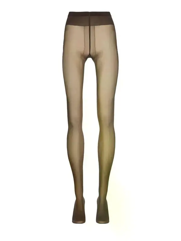 Wolford Crystal-embellished Tights - Brown
