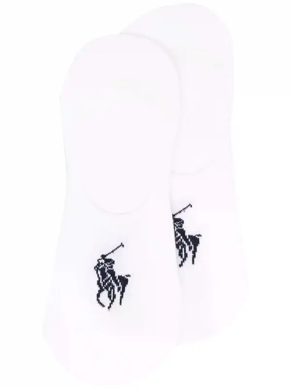 Polo Ralph Lauren Logo-print Socks - White