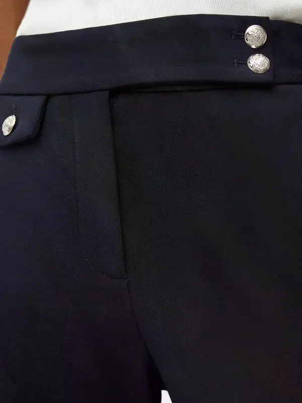 Veronica Beard Button-detailed Trousers
