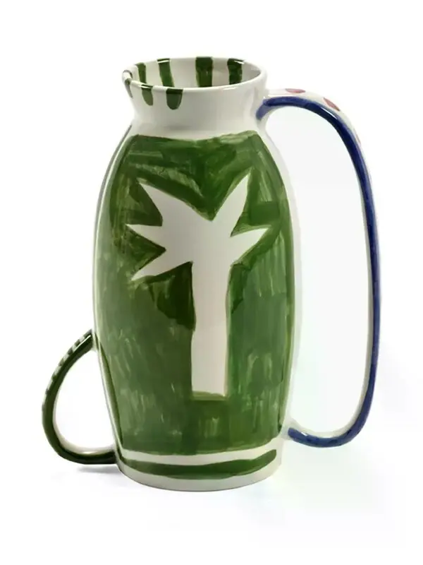 SERAX Snake-painted Vase - White