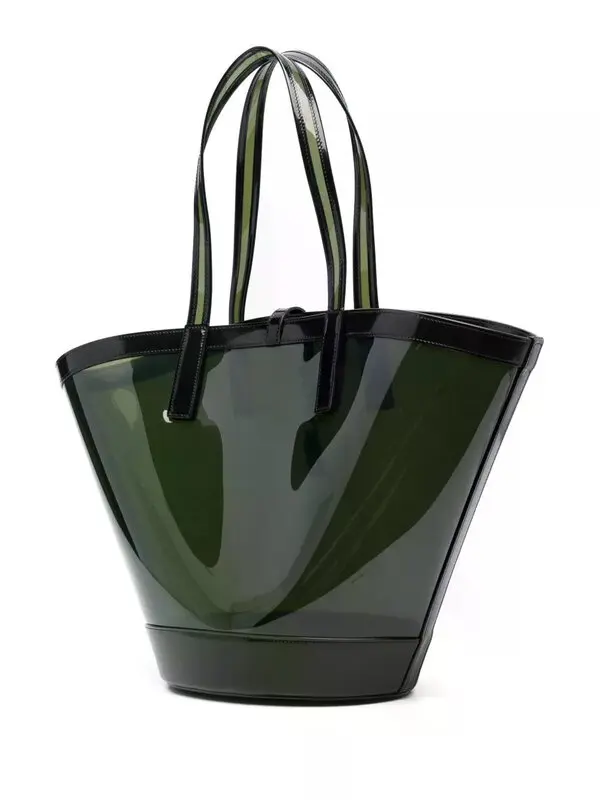 Saint Laurent Medium Panier Tote Bag - Green