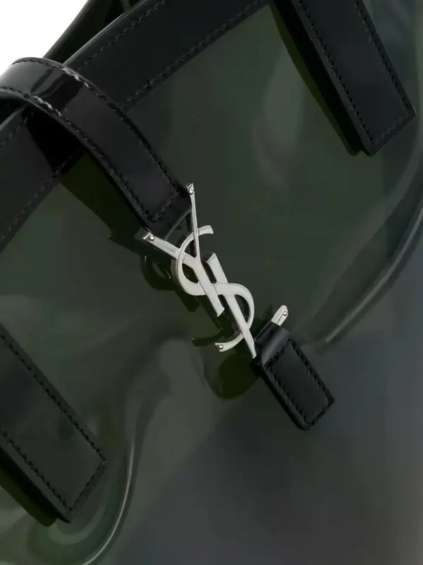 Saint Laurent Medium Panier Tote Bag - Green