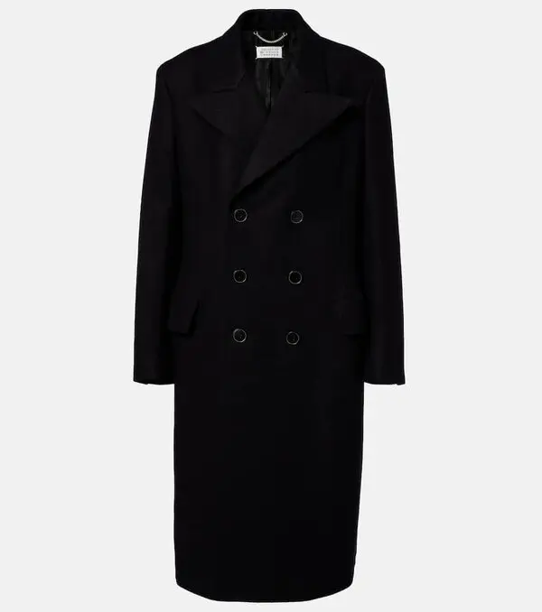 MAISON MARGIELA Double-breasted Virgin Wool Coat