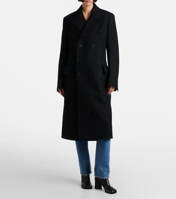 MAISON MARGIELA Double-breasted Virgin Wool Coat