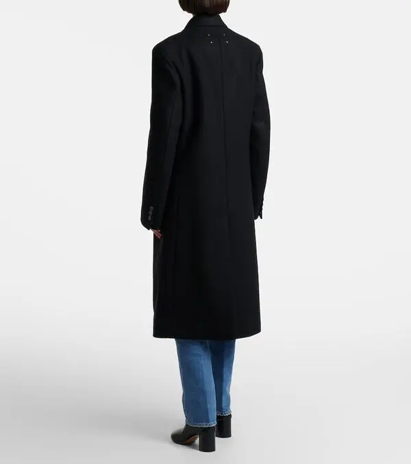 MAISON MARGIELA Double-breasted Virgin Wool Coat