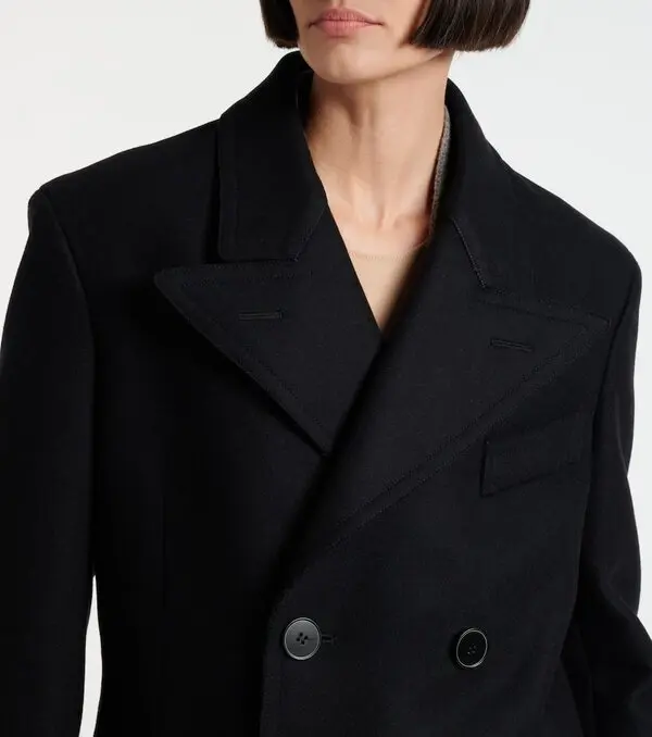 MAISON MARGIELA Double-breasted Virgin Wool Coat