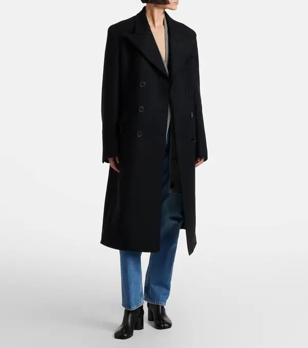 MAISON MARGIELA Double-breasted Virgin Wool Coat