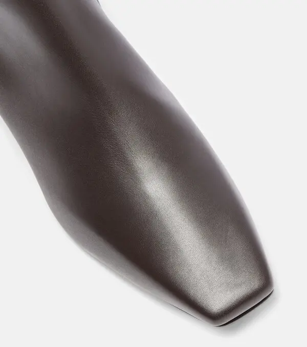 Manolo Blahnik Ofara Leather Knee-high Boots