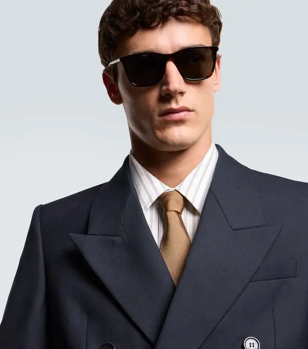 Saint Laurent Sl 851 Square Sunglasses - Brown