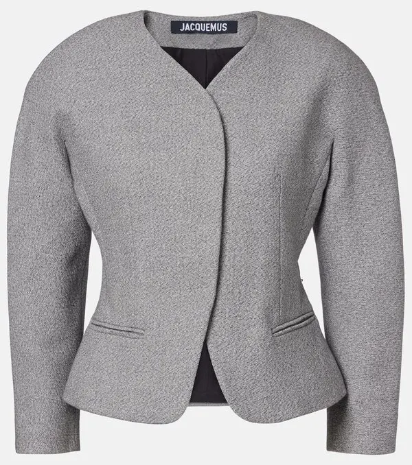 Jacquemus Ovalo Cotton And Wool Jacket