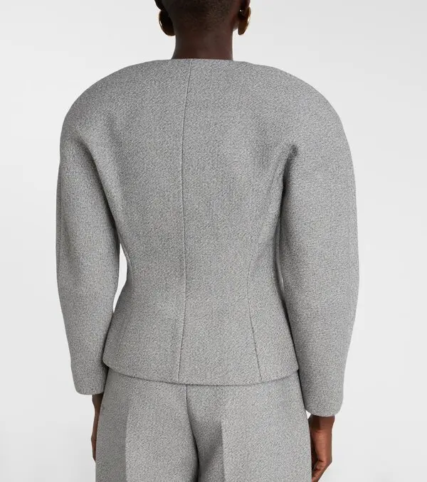 Jacquemus Ovalo Cotton And Wool Jacket