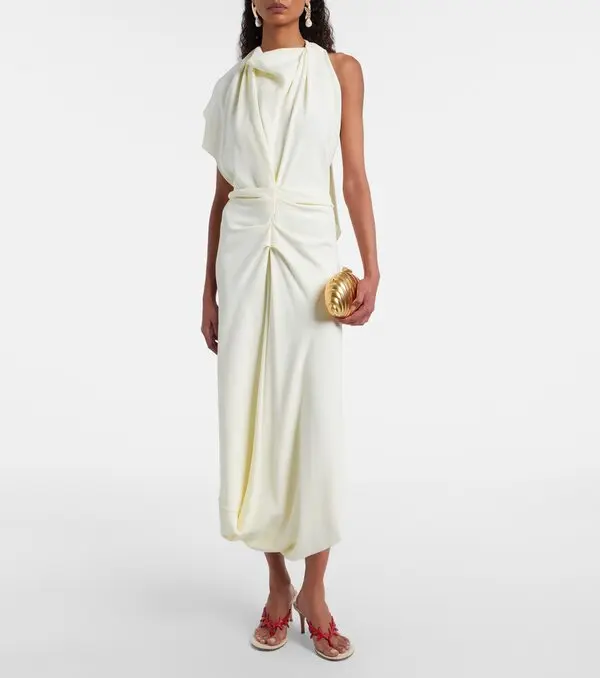 GIANVITO ROSSI Ocean Canvas And Leather Thong Sandals - Red