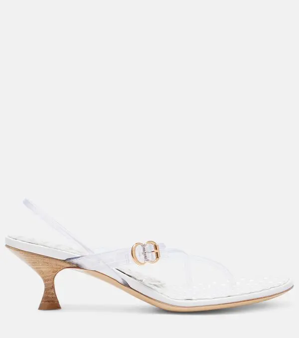 HERBERT LEVINE Starry-eyed Jelly 55 Sandals - Transparent