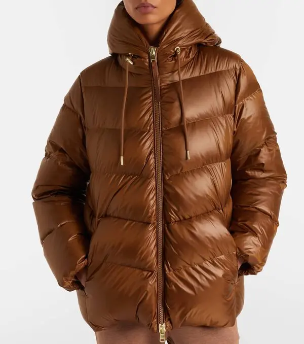 Varley Madelina Down Jacket - Brown