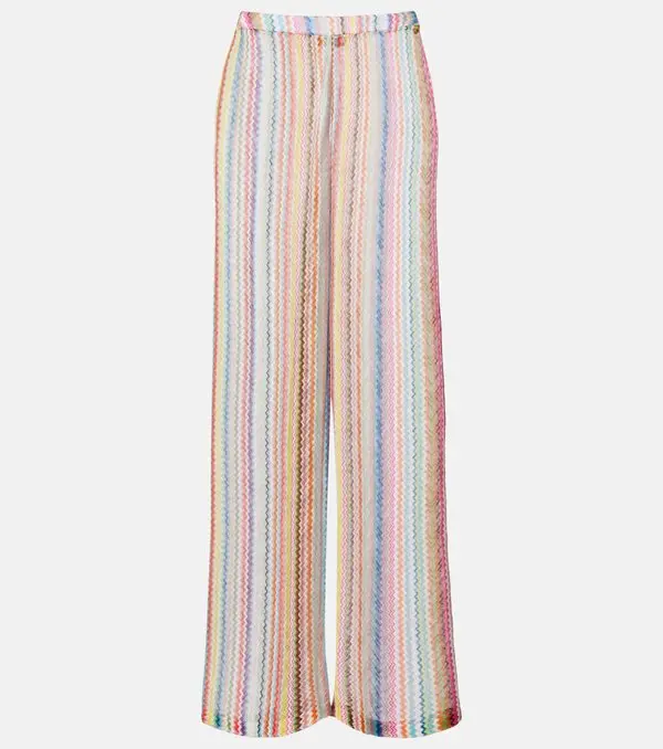 Missoni Zigzag Palazzo Pants - Multicoloured